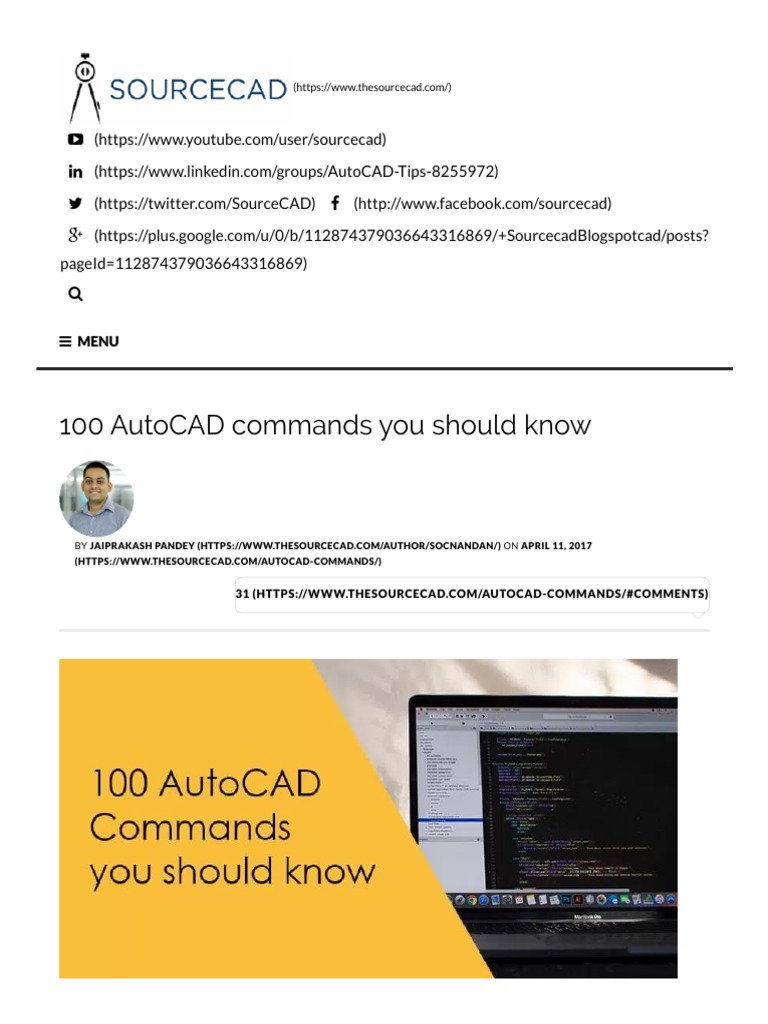 100 AutoCAD Commands You Should Know | PDF | 2 D Computer Graphics | 3 D Computer Graphics