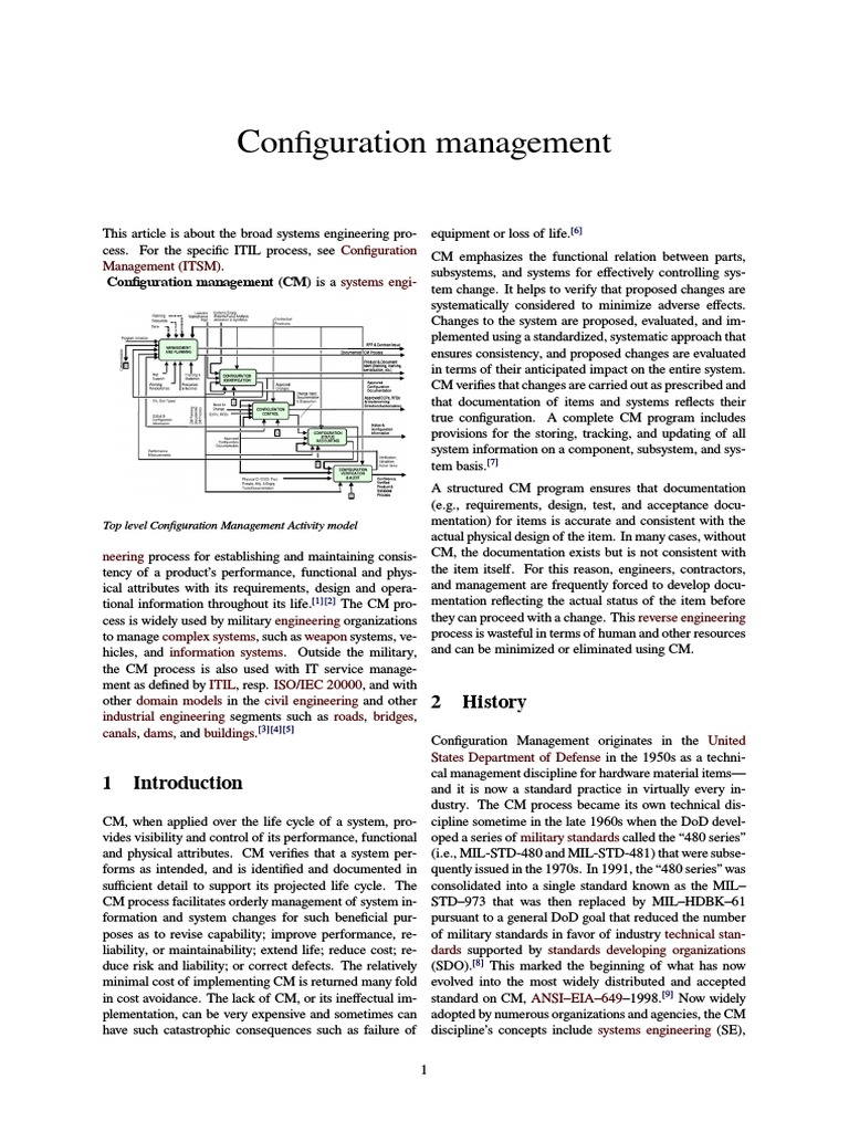 Se Configuration Management | PDF | Business | Computing