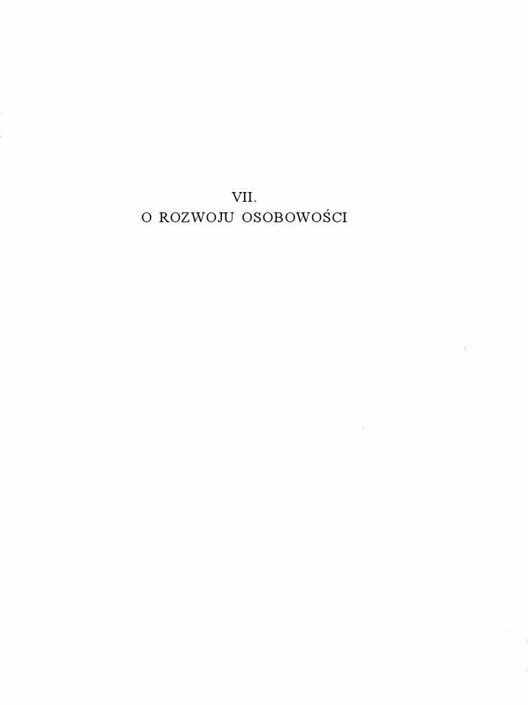 C G Jung - O Rozwoju Osobowosci PDF | PDF