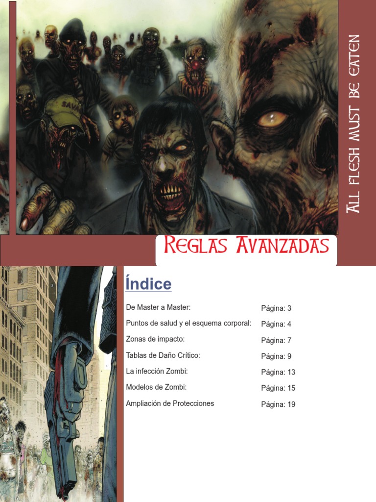 AFMBE - Reglas Avanzadas | PDF | Zombis | Mano