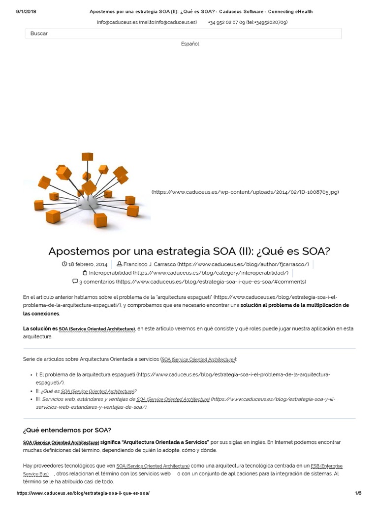 Estrategia SOA: Conceptos Clave | PDF | Arquitectura orientada a ...
