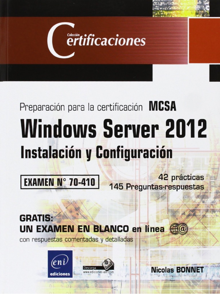 Windows Server 2012 - MCSA 70-410 - Instalación y Configuración | PDF ...