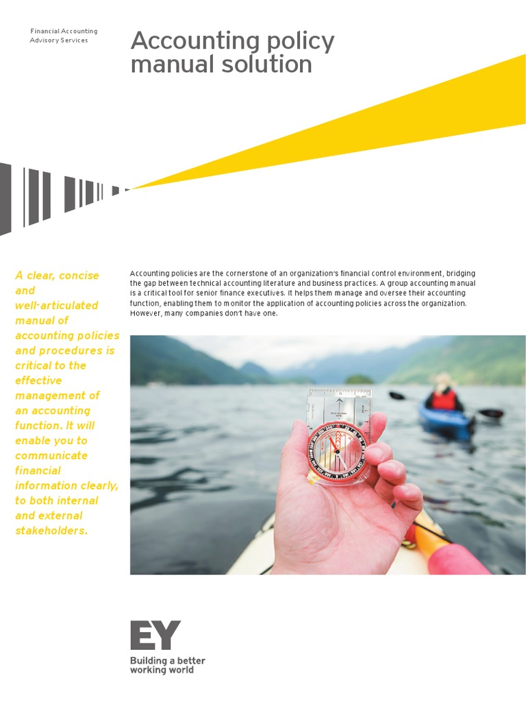 EY Accounting Policy Manual | PDF | Business Process | Internal Control