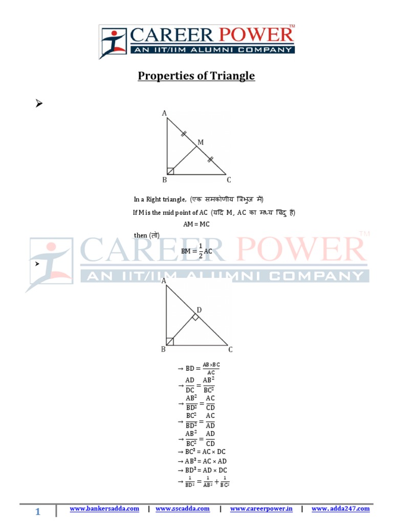 Properties of Triangle Part 2 | PDF