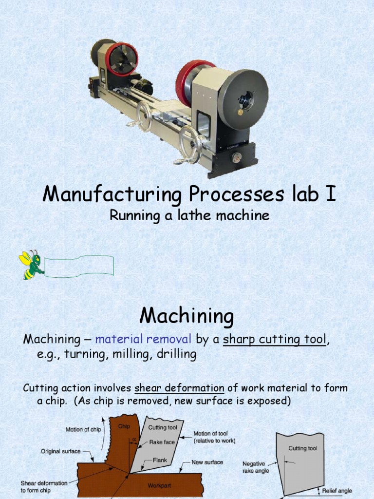 Manufacturing Processes Lab I: Running A Lathe Machine | PDF ...