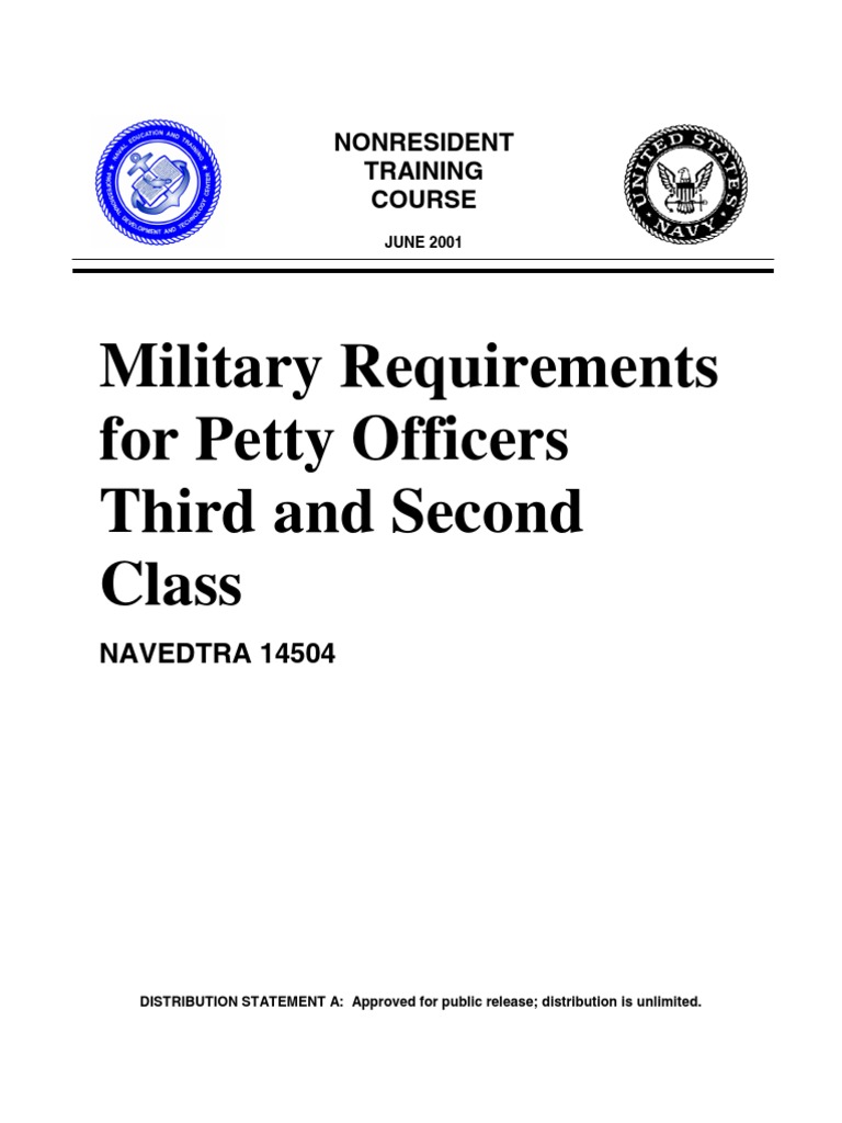 Po3 Po2 14504 | Download Free PDF | United States Navy | Leadership