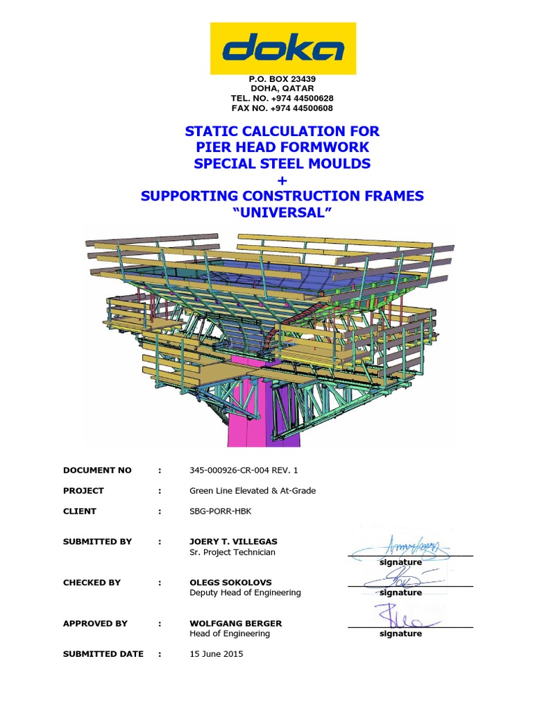 345-000926-CR-004 REV.1 - Pier Head | PDF | Beam (Structure) | Bending