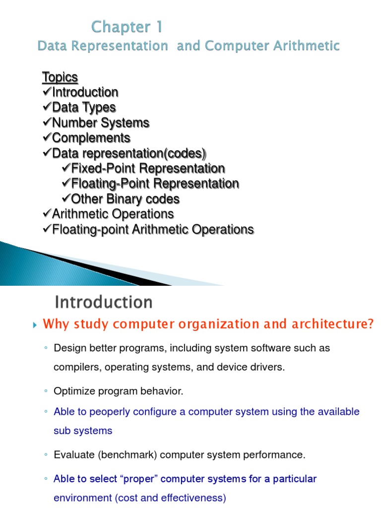 Chapter 1 Introduction | PDF | Binary Coded Decimal | Subtraction