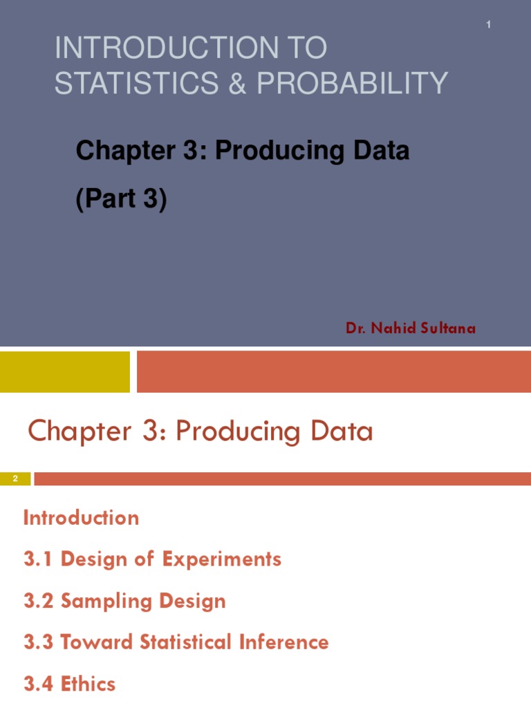An Introduction to Statistical Inference: Parameters, Statistics, Sampling Variability, Bias ...