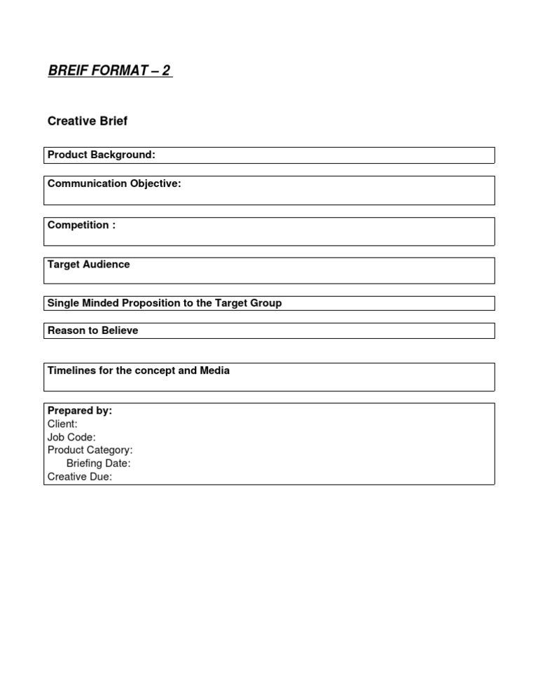 Breif Format - 2 | PDF