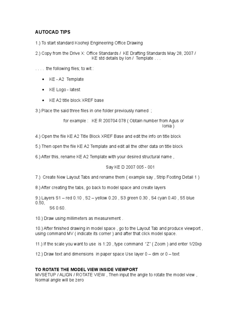 AUTOCAD Tips For Beginner | PDF | 3 D Computer Graphics | Software