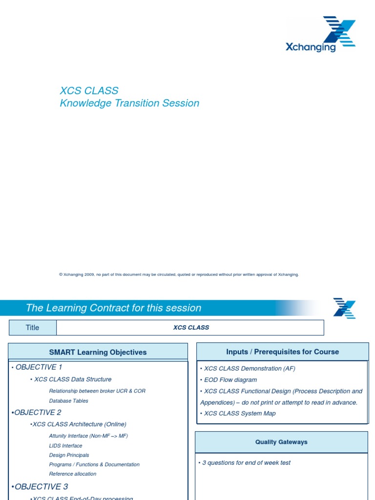 Xcs Class KT Session | PDF | Java (Programming Language) | Ibm Db2