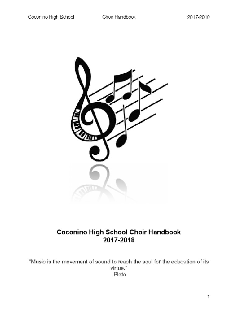 Choir Handbook | PDF | Choir | Schools