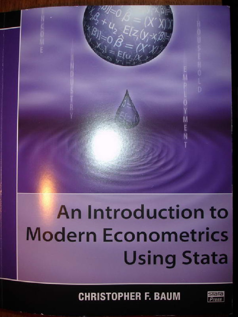An Introduction To Modern Econometrics Using Stata (Christopher Baum ...