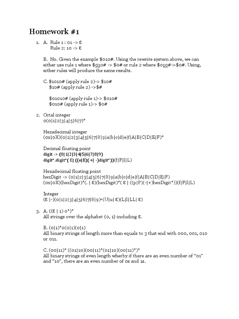 Homework on Rewrite Rules and Formats | PDF