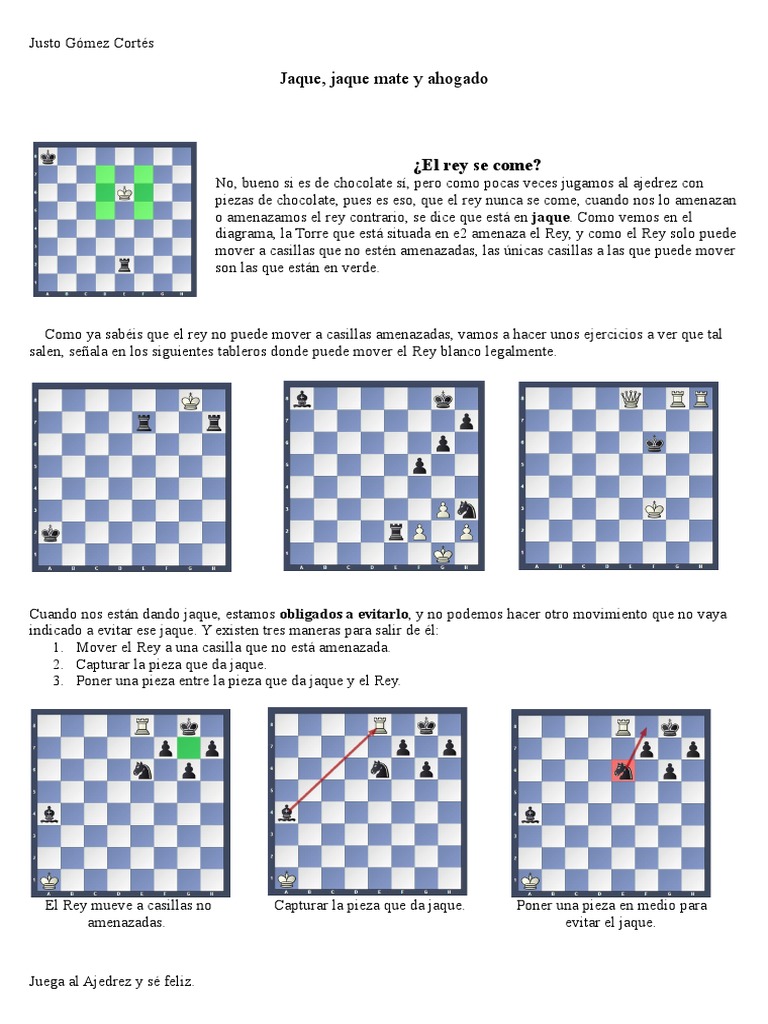 Jaque Mate | PDF | Ajedrez | Juegos competitivos