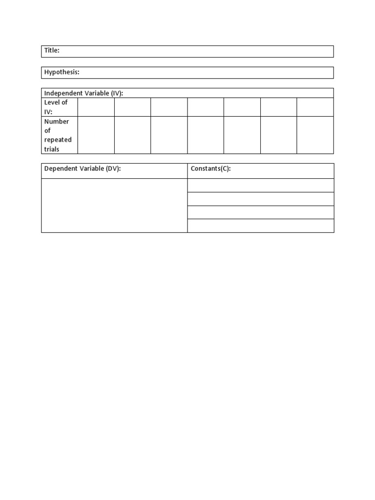 Ivcdv Chart Template | PDF