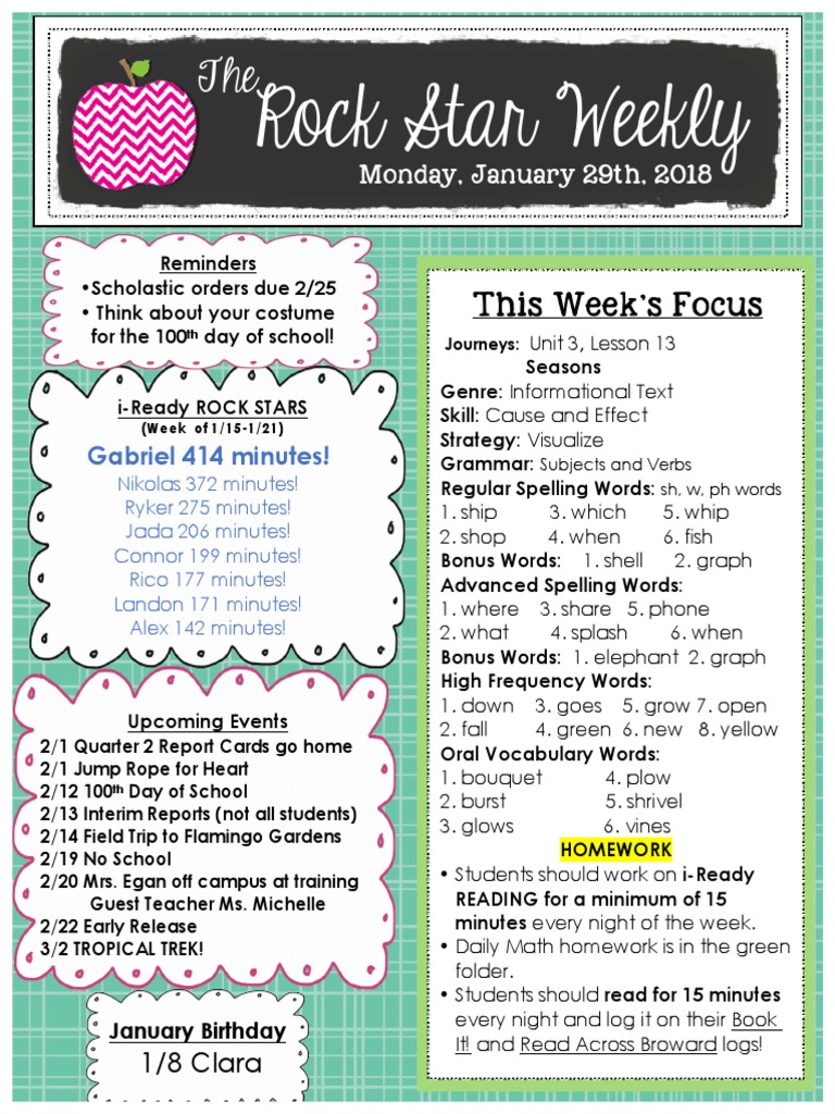 Egan Newsletter Journeys Lesson 13 | PDF | Linguistics | Cognition