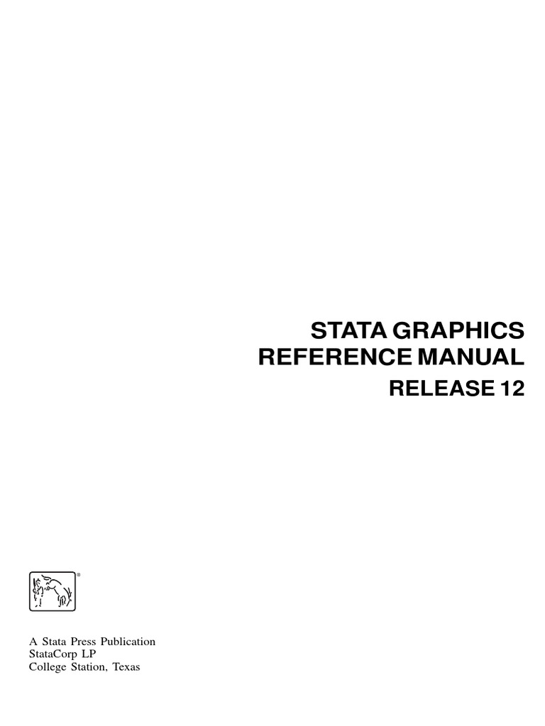 Stata Graphics Reference Manual: Release 12 | PDF