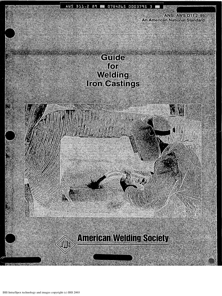 AWS D11 2 Guide For Welding Iron Castings PDF | PDF | Computers