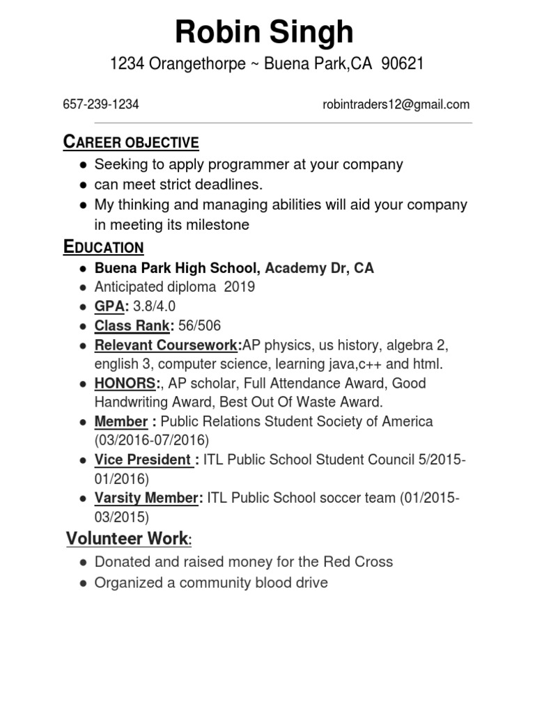 Final Resume | PDF | Career & Growth | Social Science