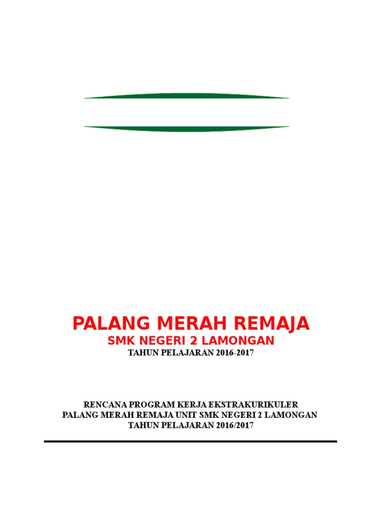 Proker PMR | PDF | Karier & Perkembangan | Pengembangan Diri