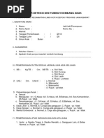 Formulir KPSP Usia 12-59 Bulan | PDF