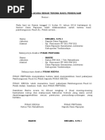 Contoh Format Berita Acara Penyelesaian Pekerjaan (Bapp) | PDF