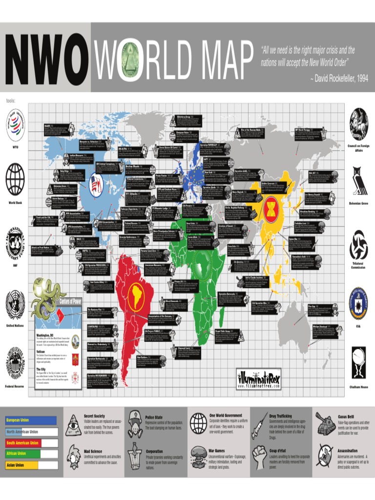 NWO "Power Players" Map | Bretton Woods System | Soviet Union