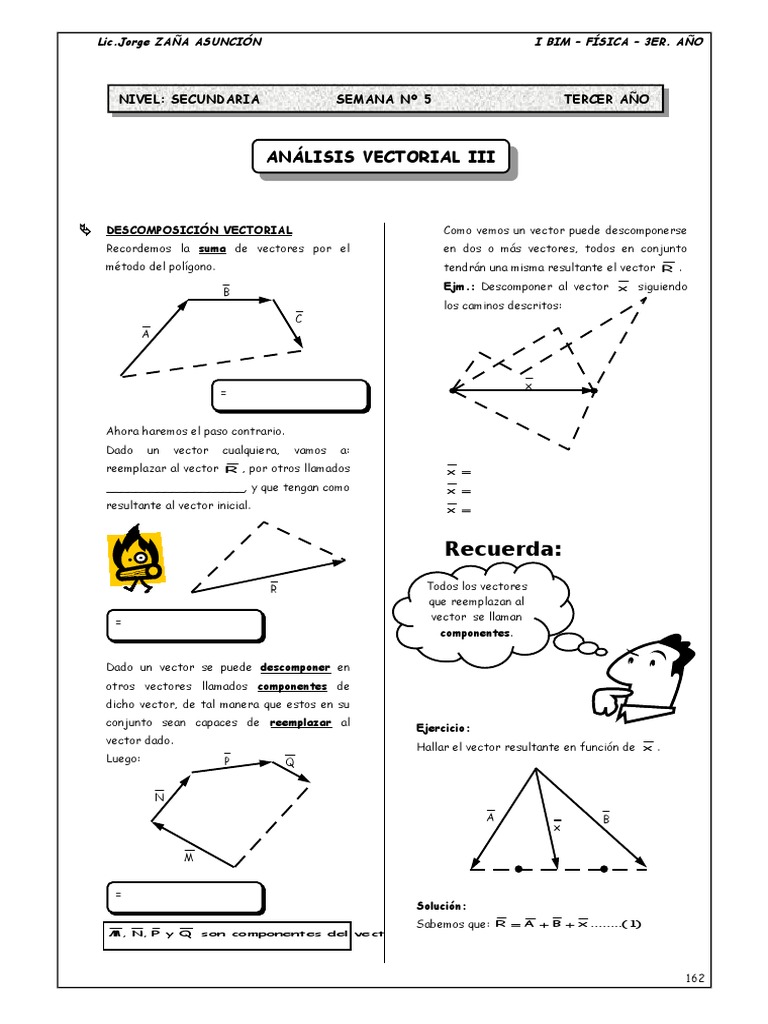 Análisis Vectorial III | PDF | Vector Euclidiano | Geometría euclidiana
