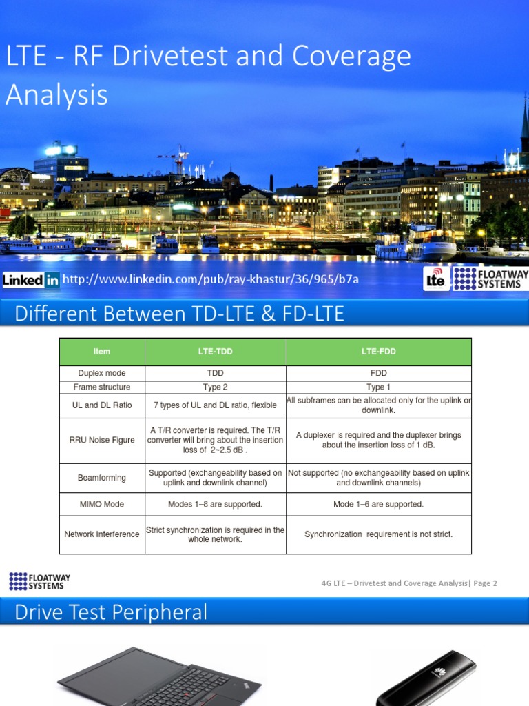 LTE - Drivetest and Coverage Analysis PDF | PDF | 4 G | Antenna (Radio)