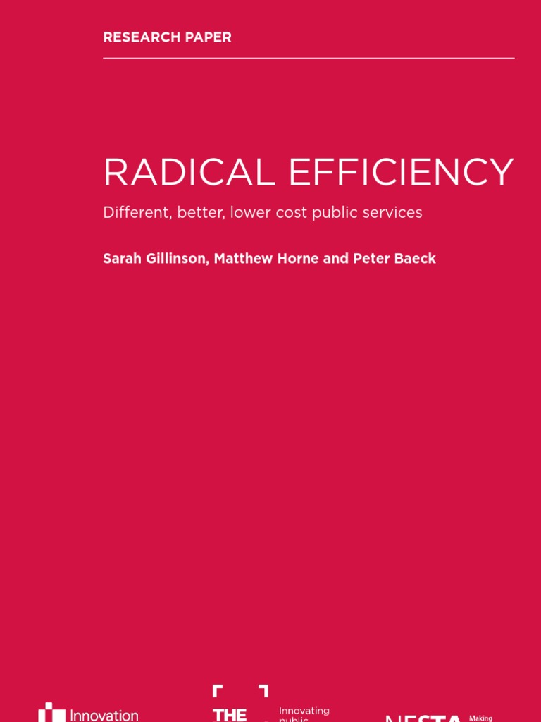 Radical Efficiency | PDF