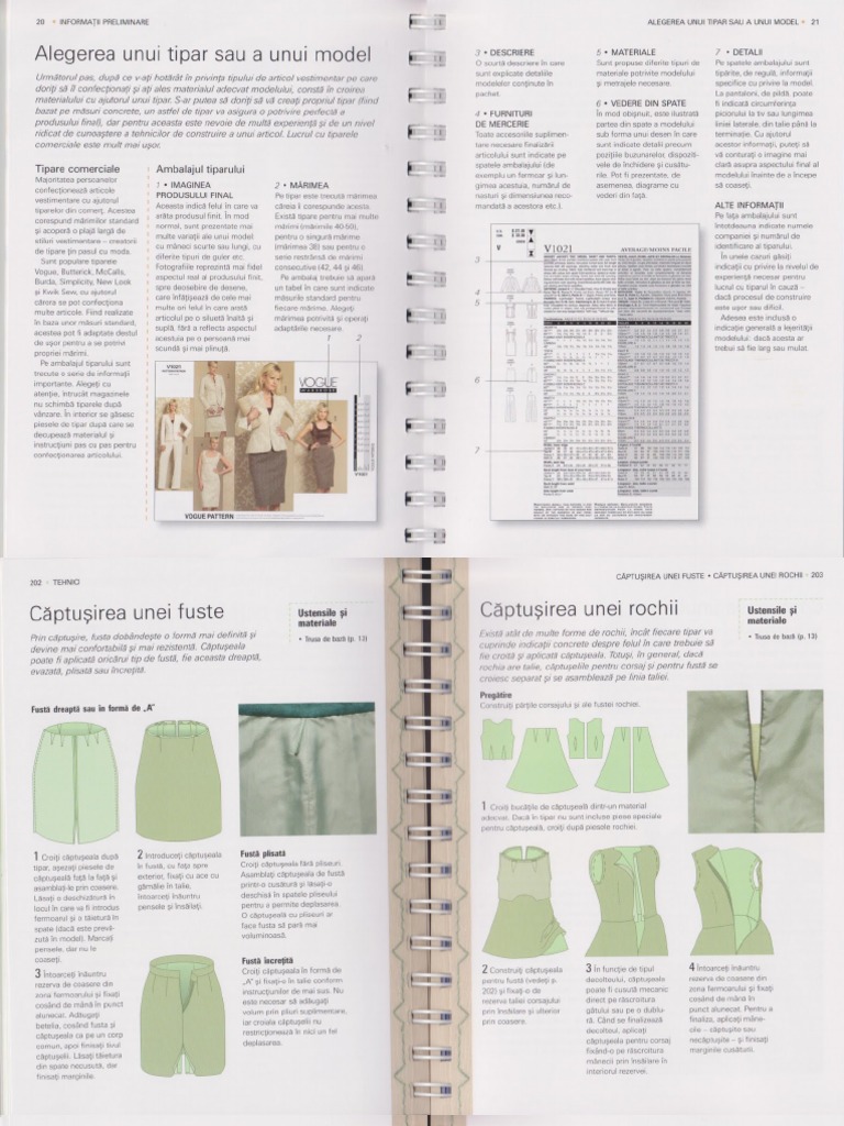 Manual Croitorie Tipare Modele PDF | PDF