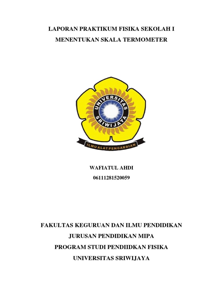 Skala Termometer Celcius Buatan Sendiri | PDF | Metode & Bahan Ajar ...