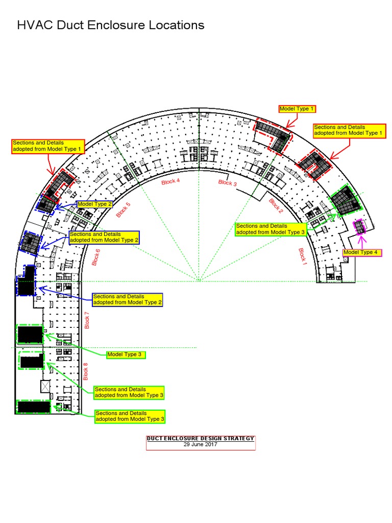HVAC Enclosure Key Plan v4 | PDF | Building | Machines