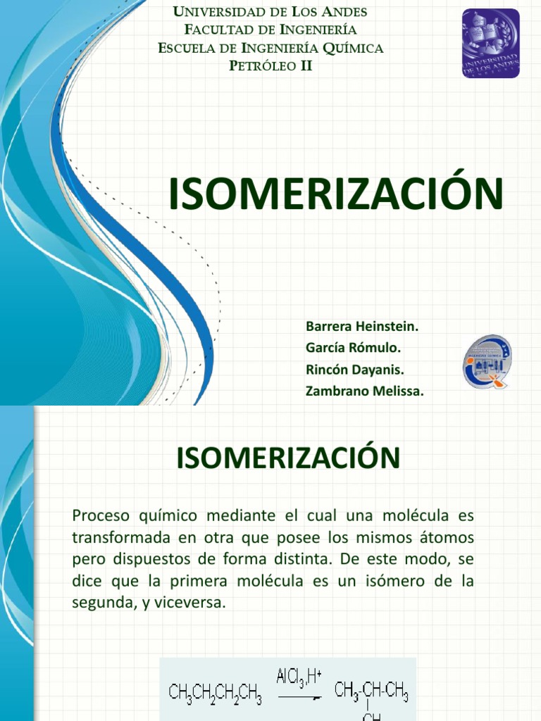 Isomerizacion | PDF | Catálisis | Isómero