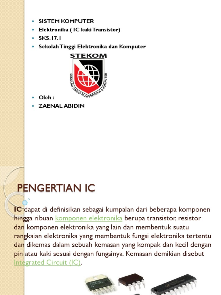 Pengertian Ic | PDF