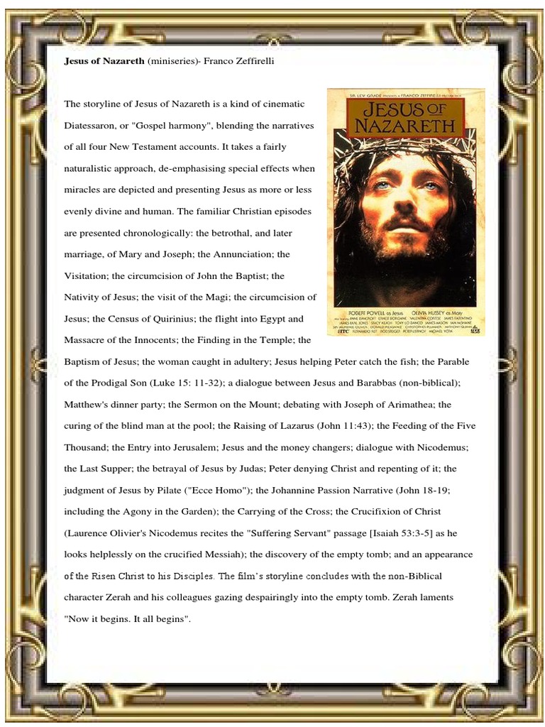 Jesus of Nazareth (Miniseries) | PDF