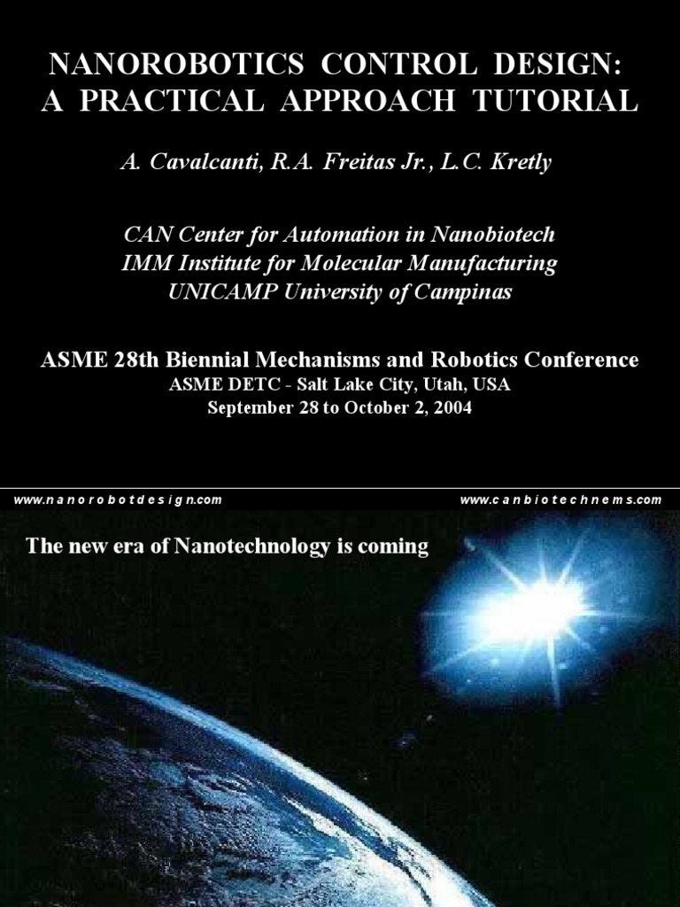 Nanorobotics Control Design: A Practical Approach Tutorial | PDF ...