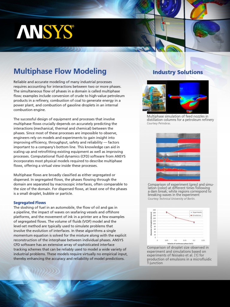 Multiphase Flow Modeling: Industry Solutions | PDF | Computational Fluid Dynamics | Fluid Dynamics