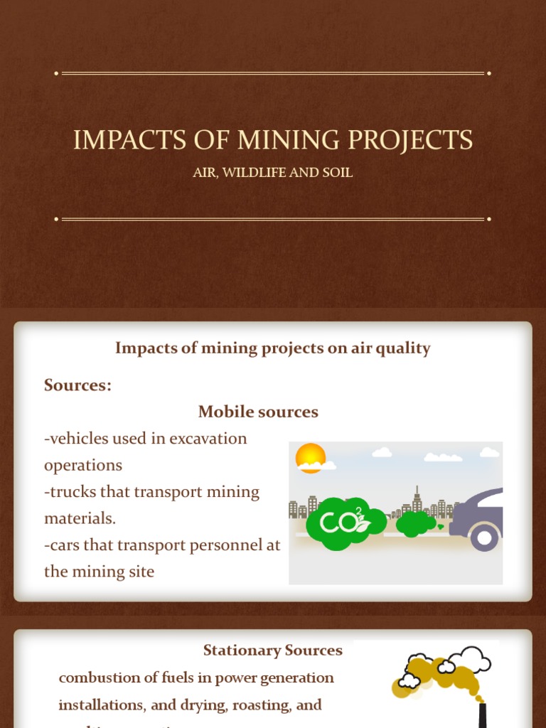 Impacts of Mining Projects | PDF
