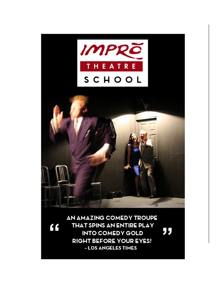 Impro School Brochure PDF | PDF | Improvisational Theatre | Improvisation