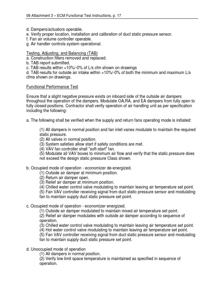 09 Attachment 3 - ECM Functional Test Instructions, P. 17 | PDF ...