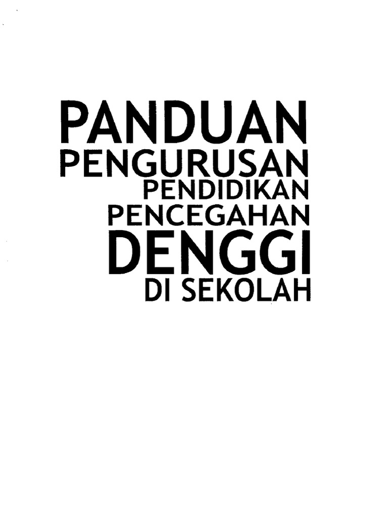 Panduan Denggi PDF | PDF