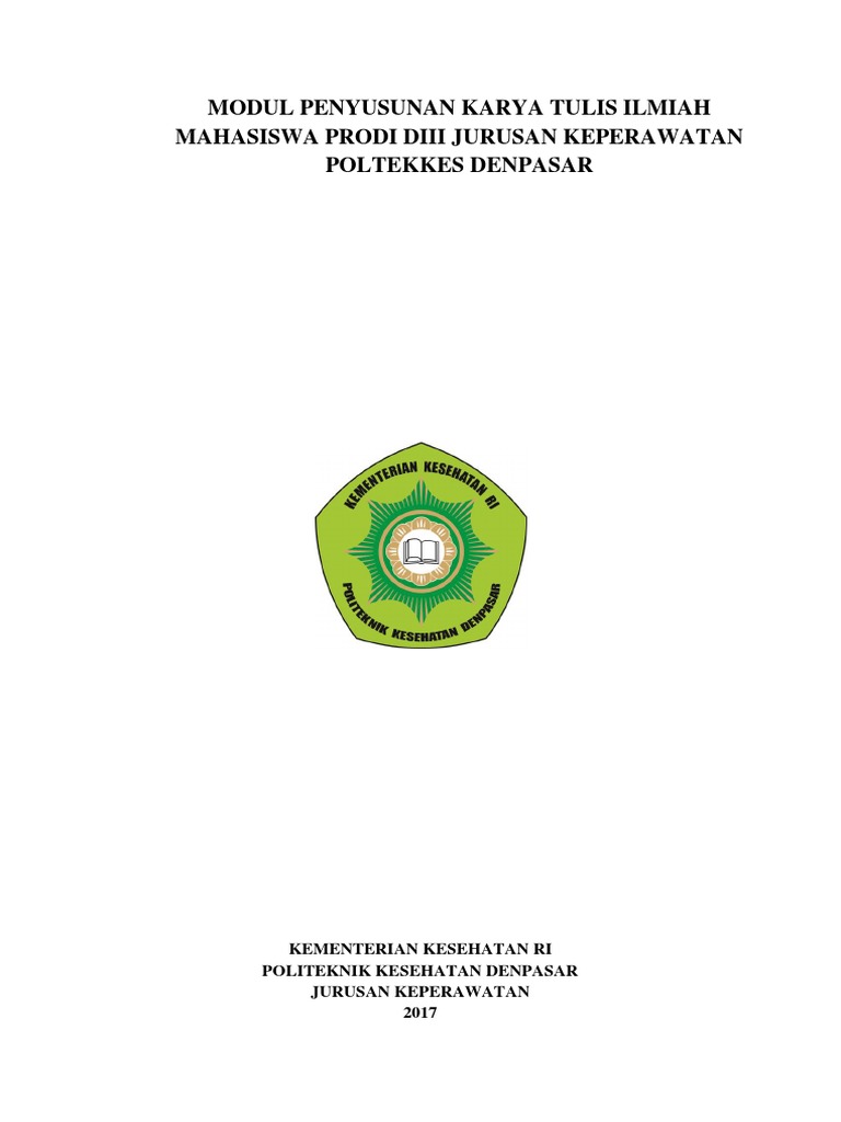 Pedoman Penulisan KTI D3 | PDF