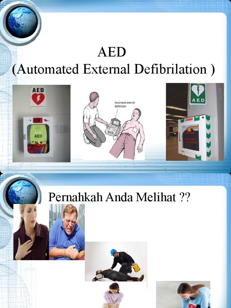 AED (Automated External Defibrilation) | PDF | Electrophysiology ...