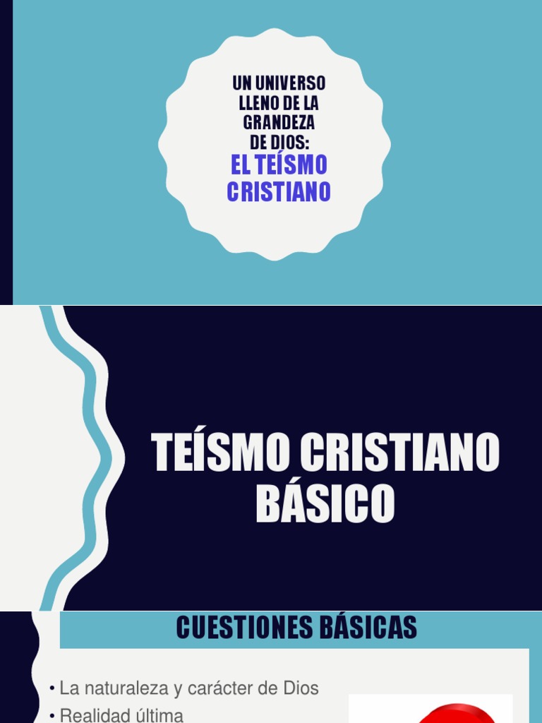 El Teísmo Cristiano | PDF | Dios | Cristo (título)