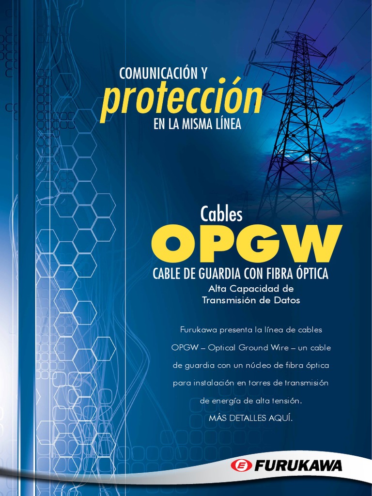 OPGW | PDF | Red inteligente | Fibra óptica