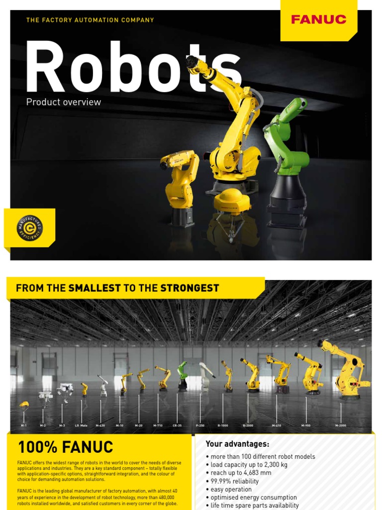 Fanuc Robot Brochure en 2017 | PDF | Automation | Robot
