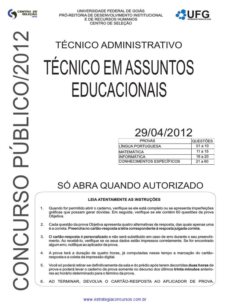 Estrategiaconcursos Tecnico em Assuntos Educacionais 2 | PDF | Felicidade | Aprendizado